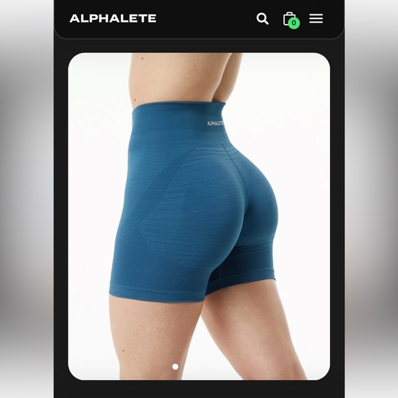 Alphalete | Shorts | Alphalete Shorts In Atlantic Blue | Poshmark
